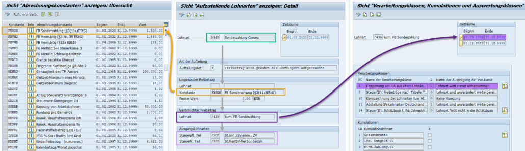Drittes Entlastungspaket mit Auswirkung auf SAP HCM Payroll