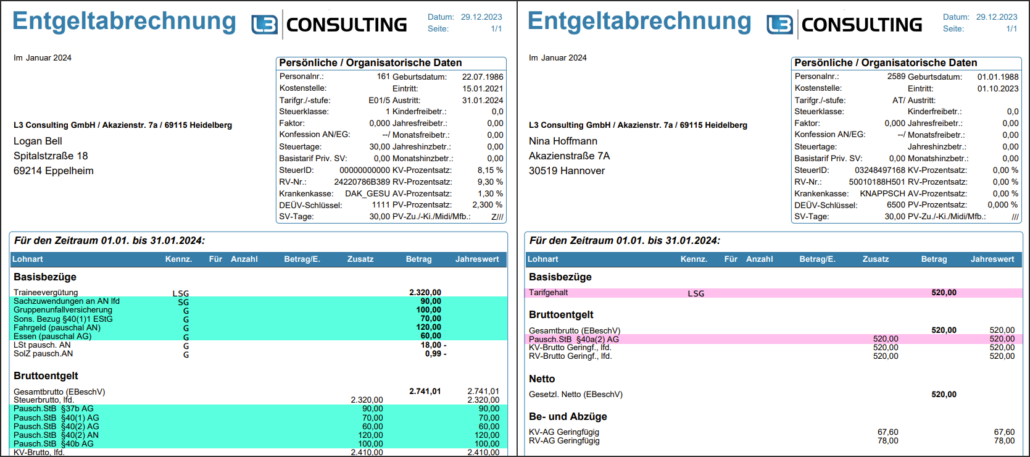 Entgeltbescheinigungs-Verordnung ab 2023 im SAP HCM - Teil 2