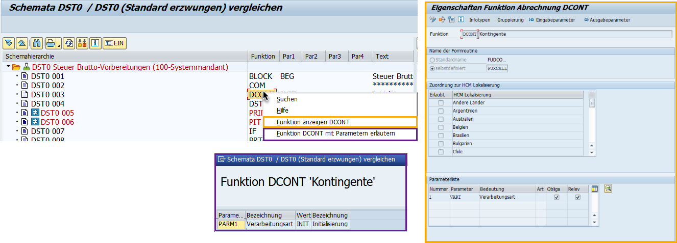 Neuer Report zum Vergleich von Schemen unter H4S4