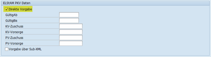 PKV-Daten via ELStAM in SAP HCM (2/2)