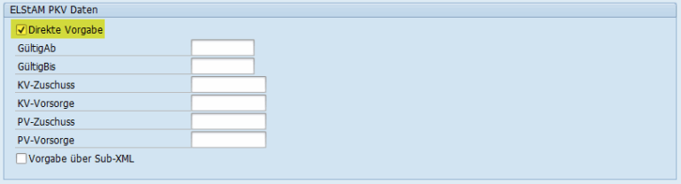 PKV-Daten via ELStAM in SAP HCM (2/2)