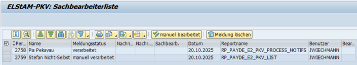 PKV-Daten via ELStAM in SAP HCM (2/2)